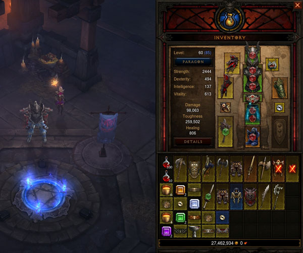 Diablo 3 inventeringssystem